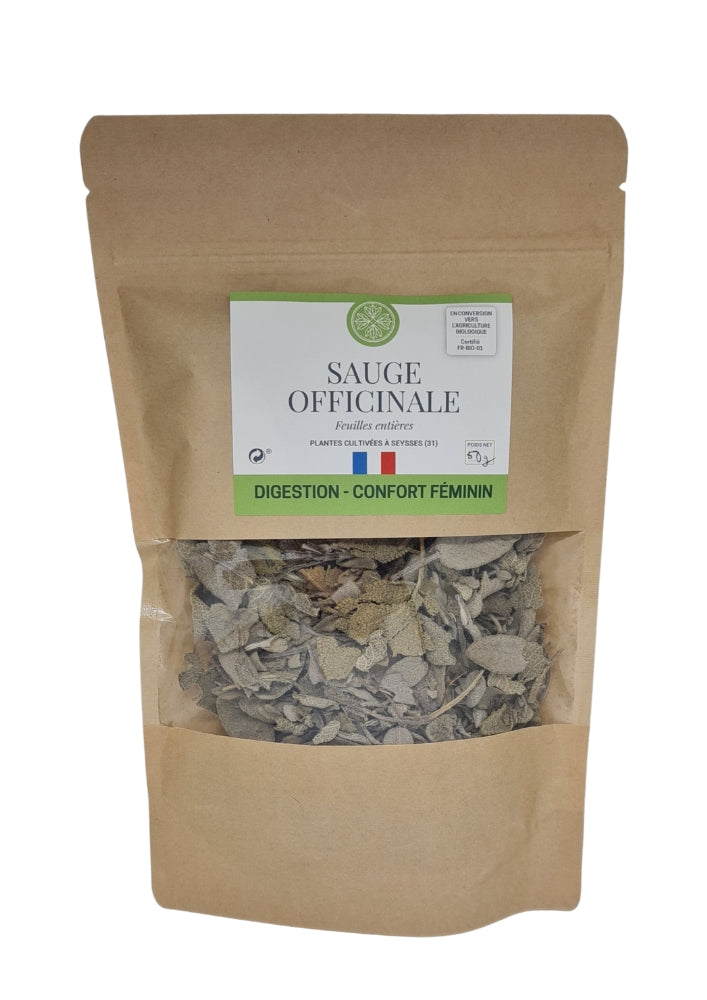 Sauge officinale Feuilles entières - Origine FRANCE – La Naturothèque ...